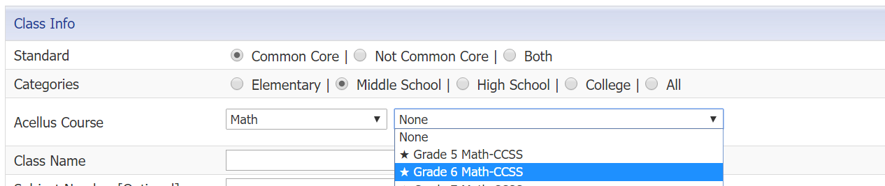 Roger Billings Blog for Educators - Common Core Filter