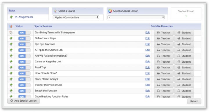 Acellus Releases Major Update to its Special Lessons Feature