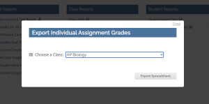 New Acellus Feature - Export Report (Individual Assignment)