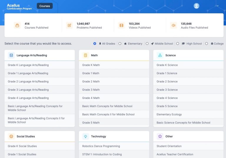 New Acellus Feature: Updated Courseware Development System